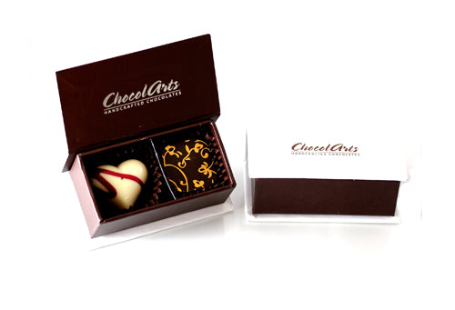 Deluxe 2 Piece Gift Box - ChocolArts - Handcrafted Chocolates